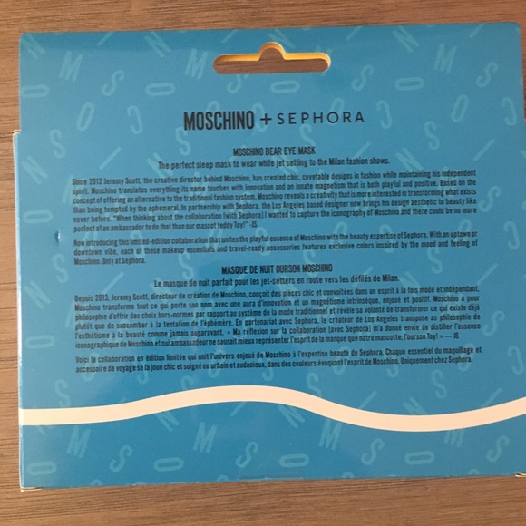 Sephora | Accessories | Sephora Moschino Bear Eyemask | Poshmark